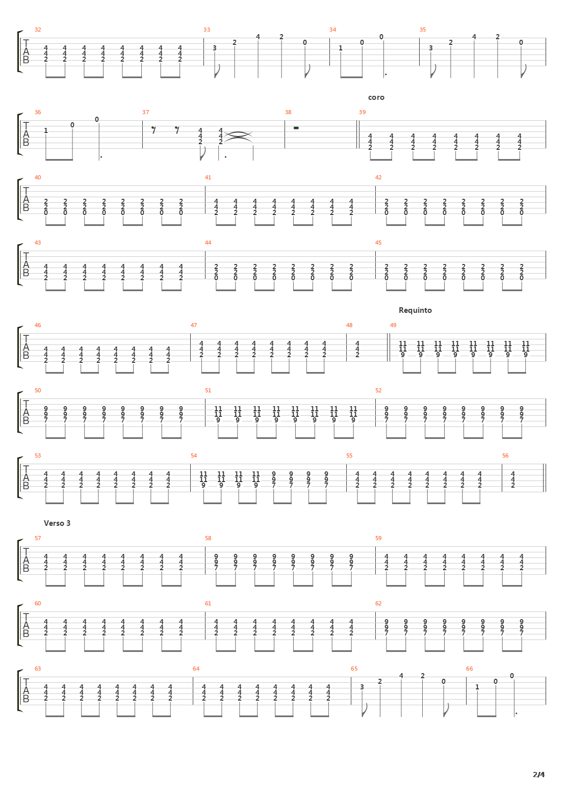 Ya Vez吉他谱(gtp谱)_Volován